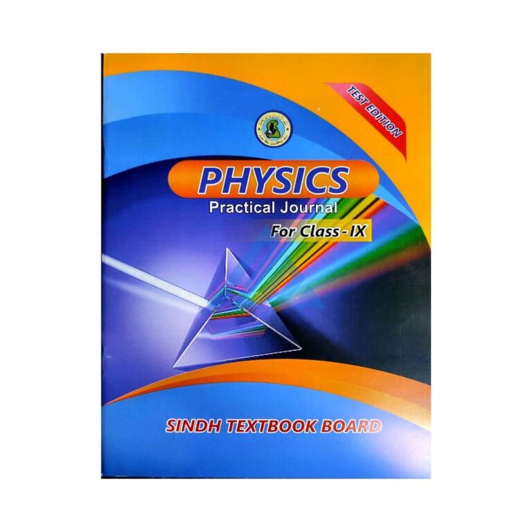 Physics Practical Journal For Class 9 – Maryam Academy – Booksellers